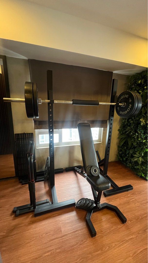 ALL-IN PHP 25k-Half Squat with plates, bumper and bench press, Sports ...