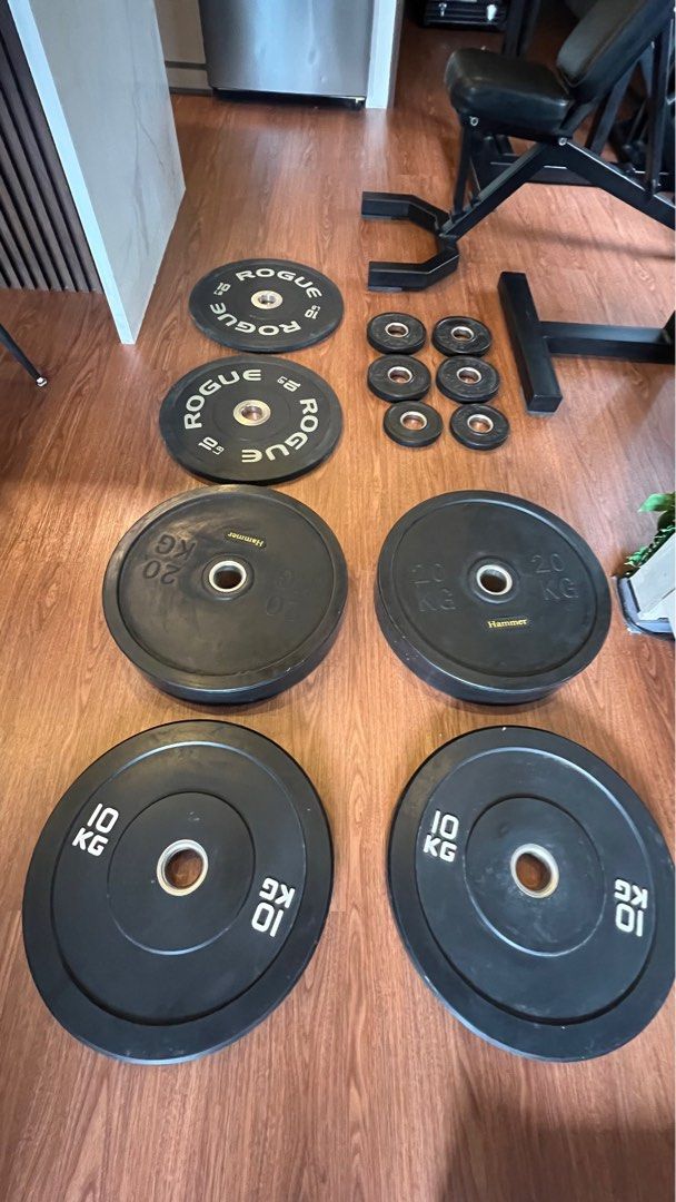 ALL-IN PHP 25k-Half Squat with plates, bumper and bench press, Sports ...