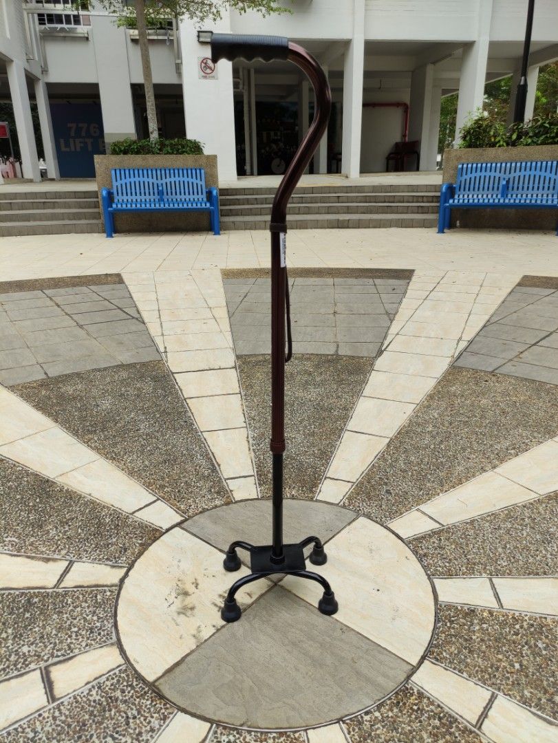 Aluminium Narrow Base Walking Stick, Health & Nutrition, Assistive ...