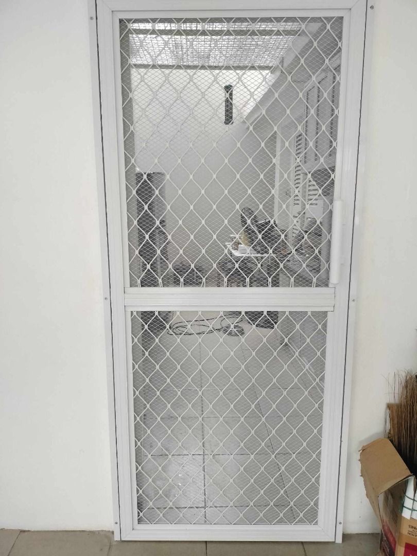 Aluminum Screen Door, Furniture & Home Living, Security & Locks, Locks ...
