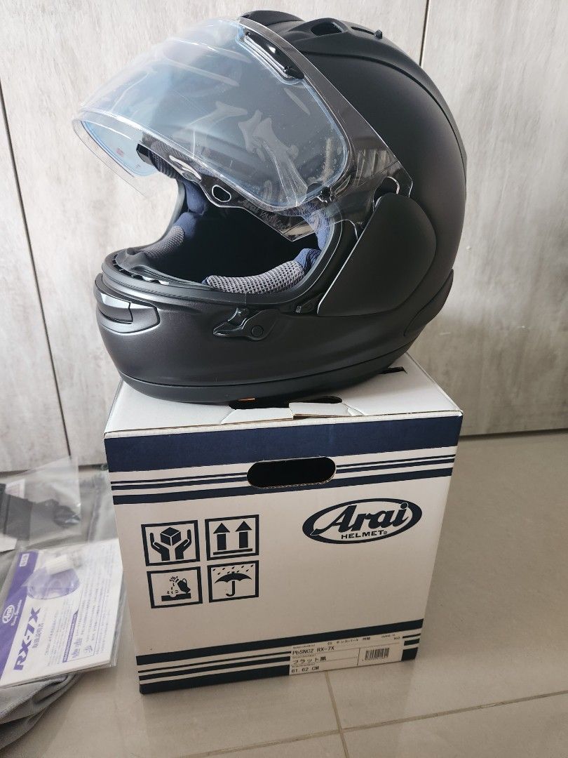 Arai RX-7X, Motorcycles, Motorcycle Apparel on Carousell