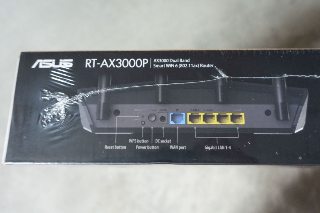 Asus AX3000 RT-AX3000P Router, Computers & Tech, Parts & Accessories ...