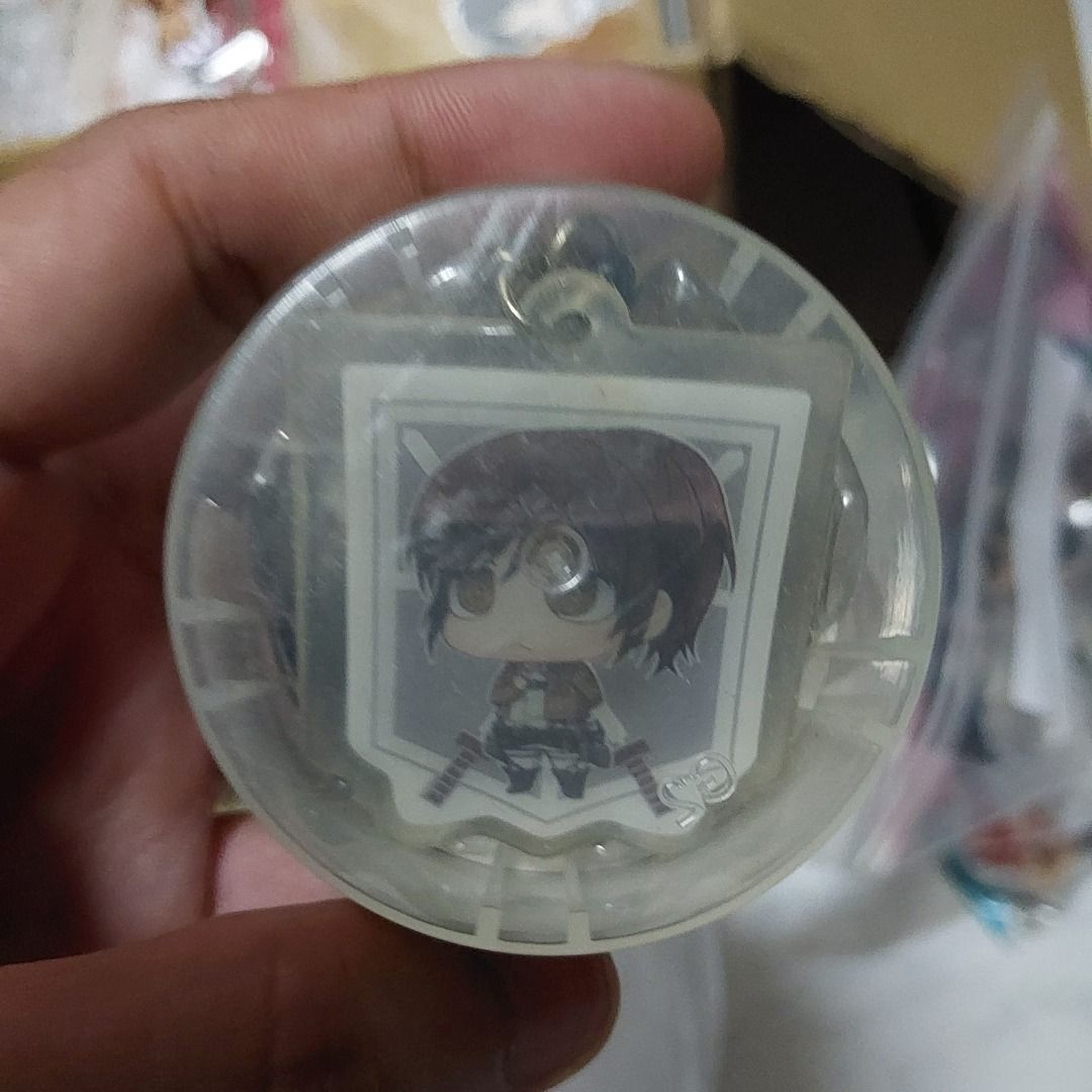 Attack on Titan Sasha Braus Chibi Earphone Jack Keychain with Case ...