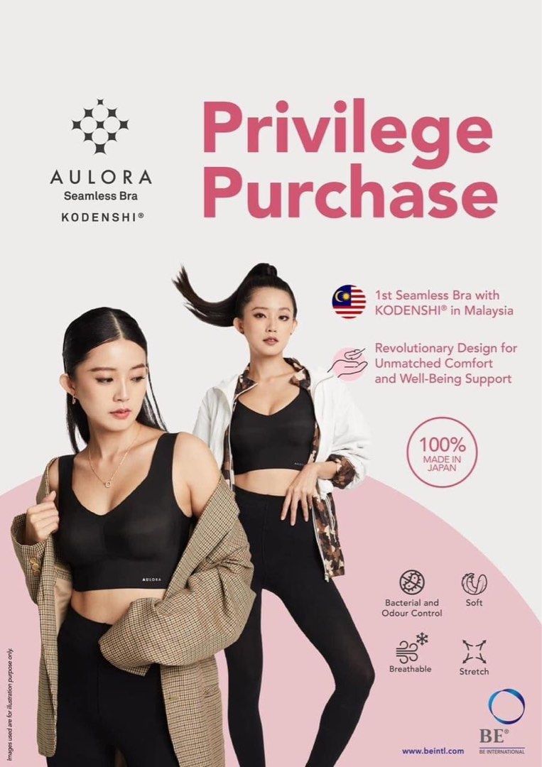 Aulora seamless bra #Aulora Bra, Women's Fashion, New Undergarments ...