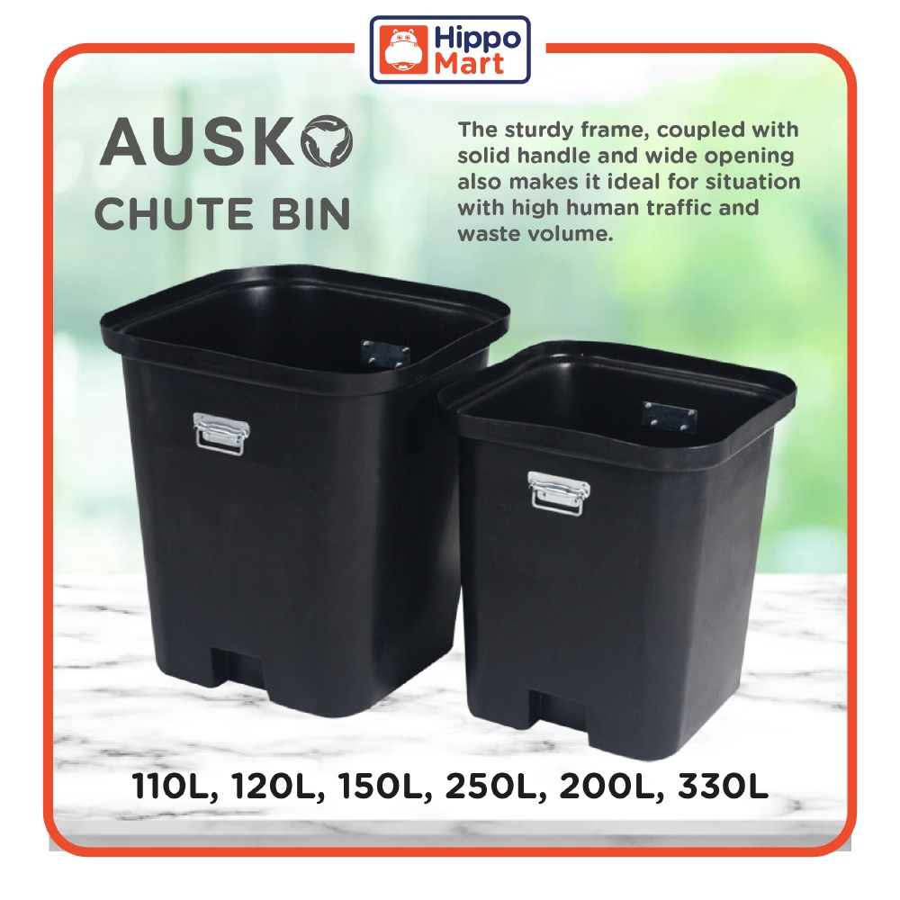 AUSKO Chute Bin, Multiple Size, Trash bin, Furniture & Home Living ...