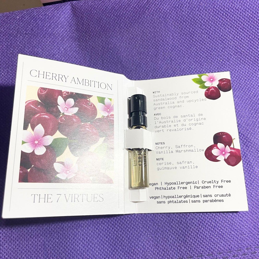 AUTHENTIC The 7 seven virtues cherry ambition eau de parfum perfume ...
