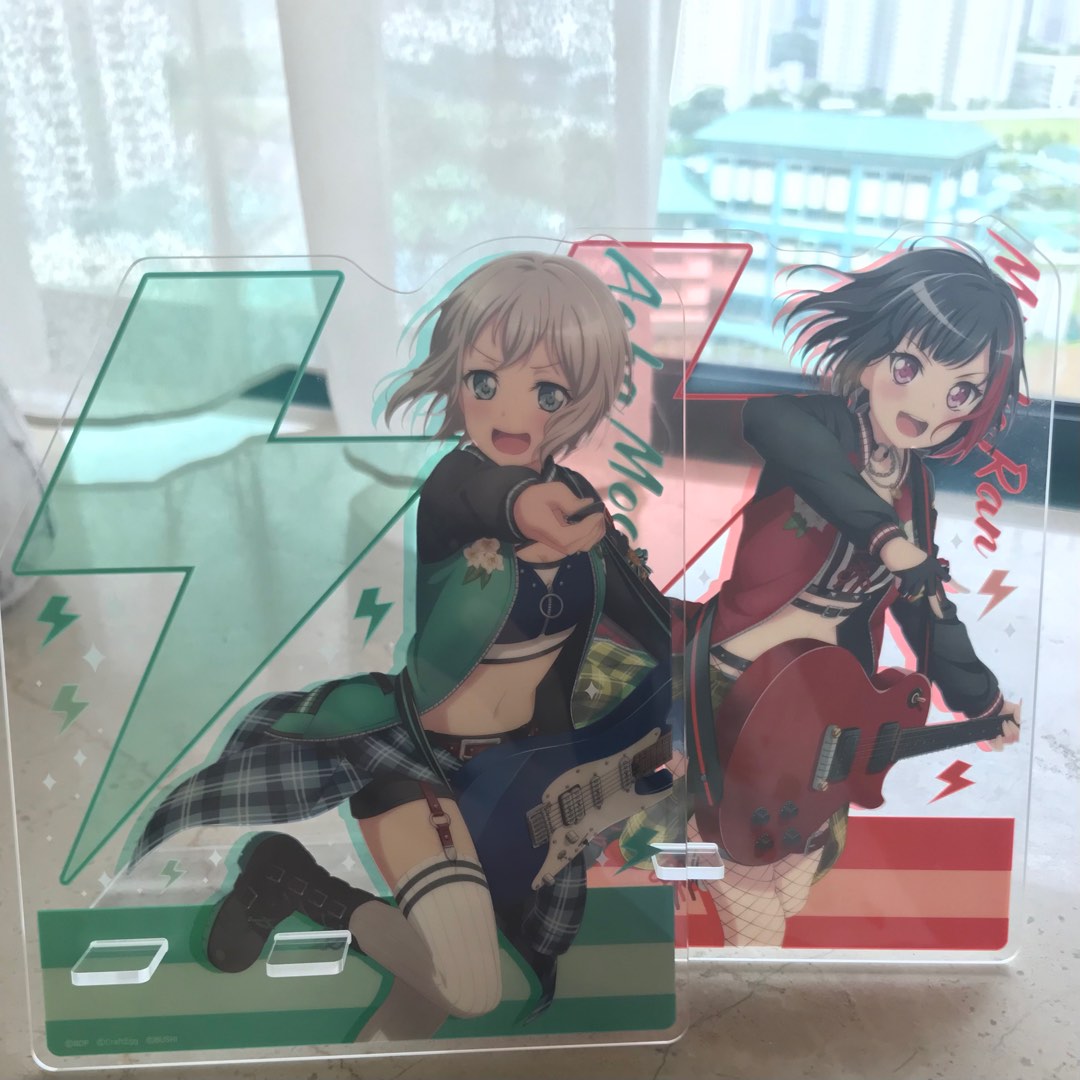 Bang Dream! Afterglow Acrylic Stand merch, Hobbies & Toys, Toys & Games on Carousell