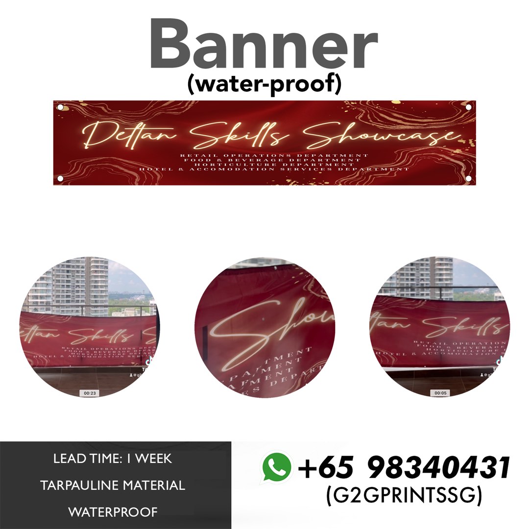 Banner Water-proof, Business Services, Printing, Design & Marketing on ...
