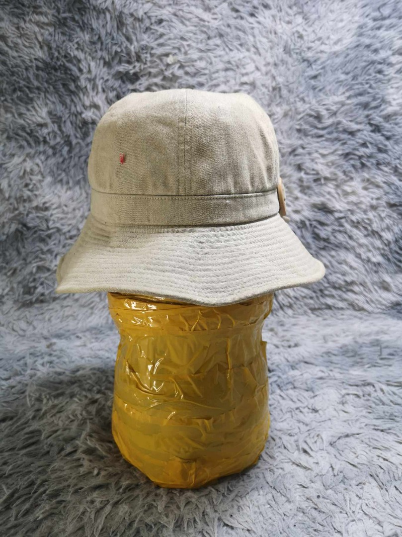 Beige Plain Bucket Hat, Women's Fashion, Watches & Accessories, Hats ...