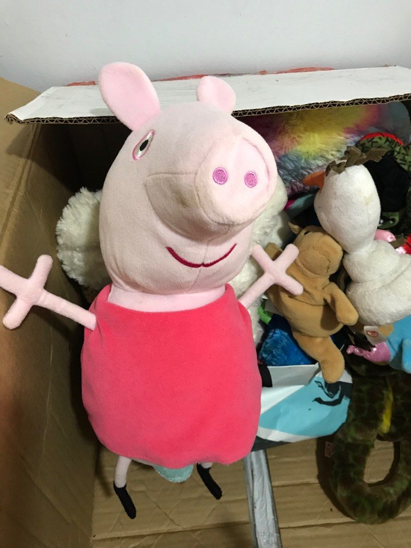 Large Peppa Pig Stuffed Toy, Hobbies & Toys, Toys & Games on Carousell