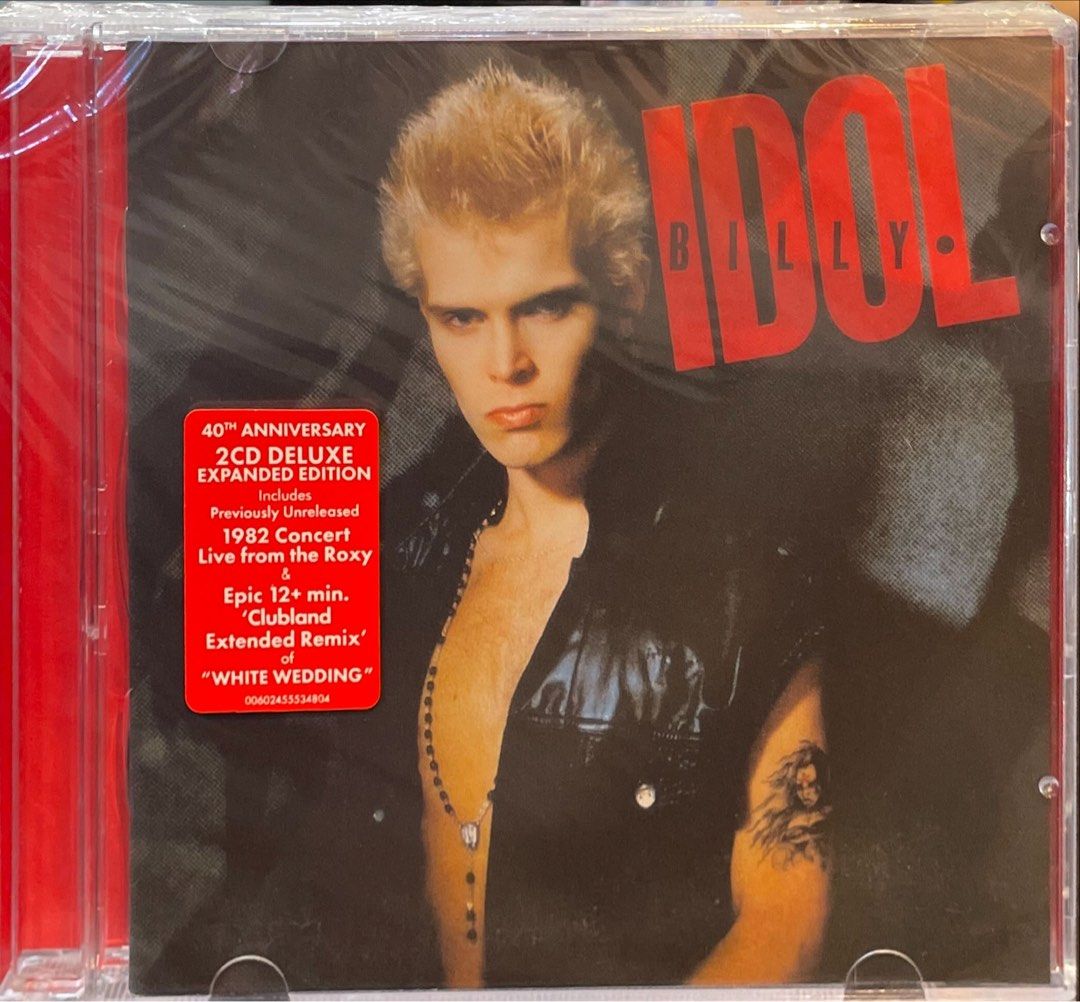 BILLY IDOL: BILLY IDOL (2CD), Hobbies & Toys, Music & Media, CDs & DVDs on Carousell