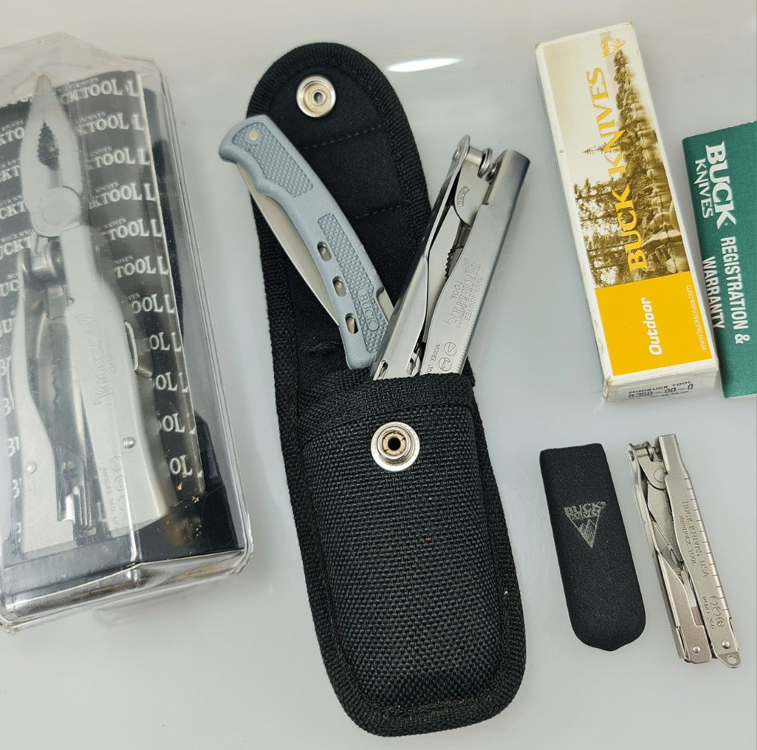 Buck Knives Mini 350 Bucklite 355 Bucktool 360 multitool multiplier ...
