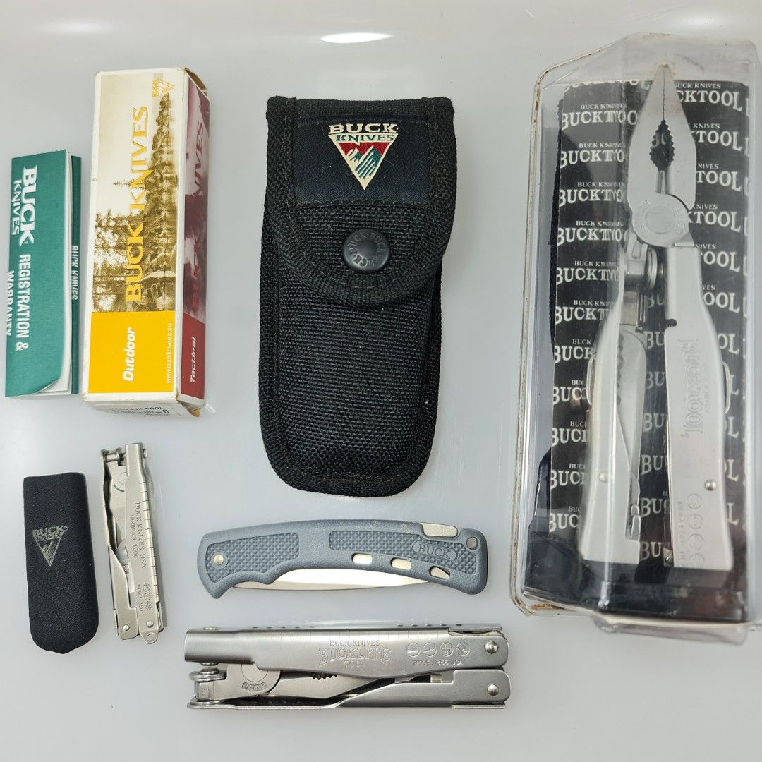 Buck Knives Mini 350 Bucklite 355 Bucktool 360 multitool multiplier ...