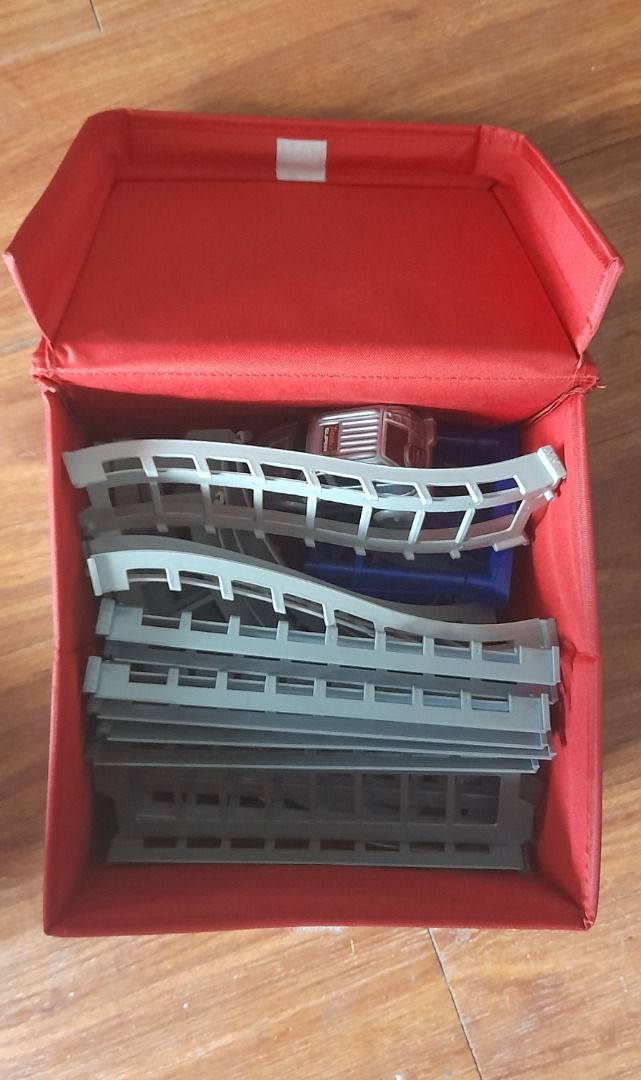 Build-your-own Car Track for Kids with Pokemon storage box, Hobbies ...