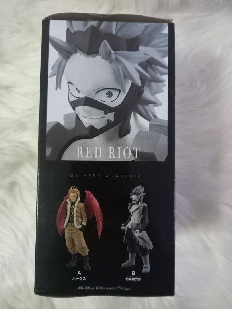 BW My Hero Academia Red Riot Figure, Hobbies & Toys, Toys & Games on ...