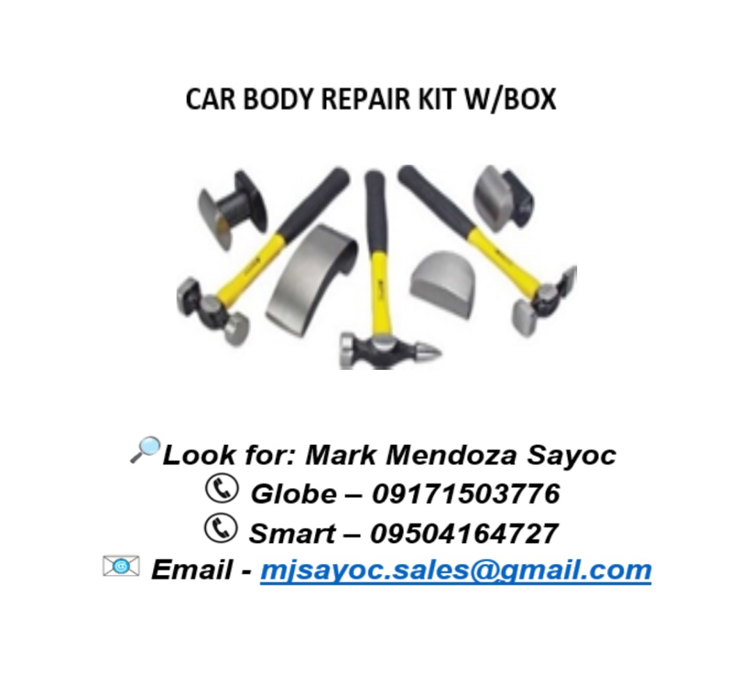 CAR BODY REPAIR KIT W/BOX, Commercial & Industrial, Construction Tools ...
