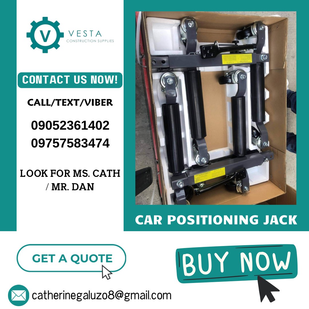 Car positioning jack, Commercial & Industrial, Industrial Equipment on ...