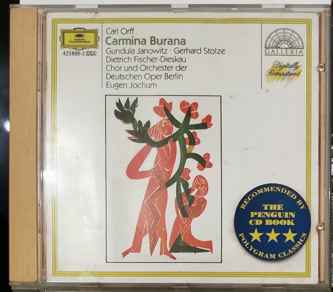 Carl Orff Carmina Burana Deutsche Oper Berlin Eugen Jochum, Hobbies ...
