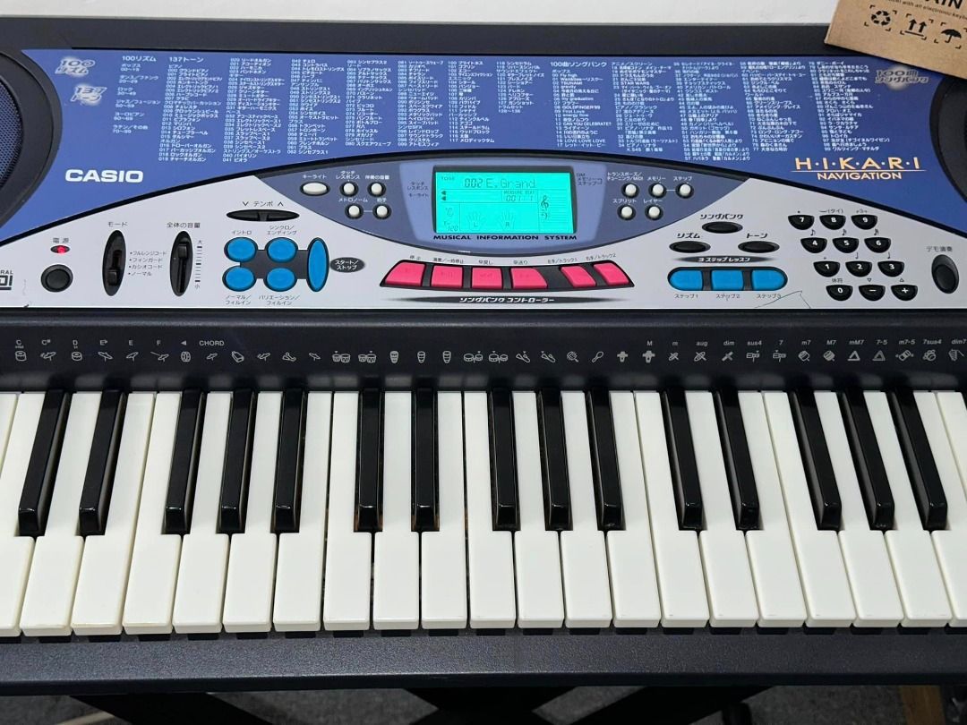 Casio LK 55 61 Keys Touch Response Piano Keyboard, Hobbies & Toys, Music & Media, Musical ...