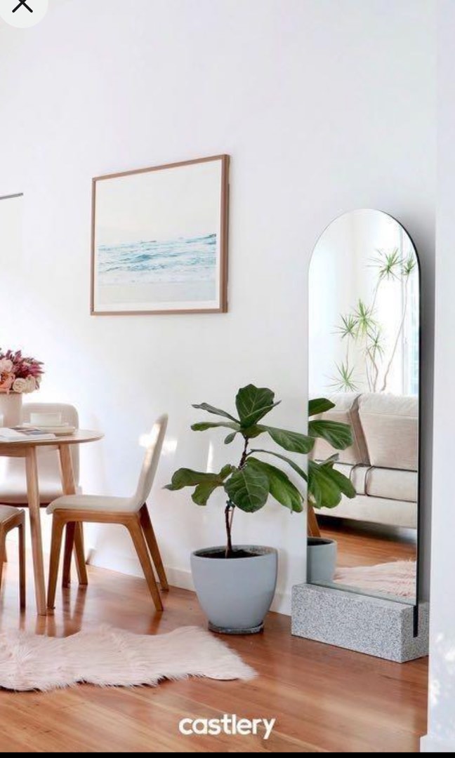 Castlery Space Standing Mirror, Furniture & Home Living, Home Decor ...