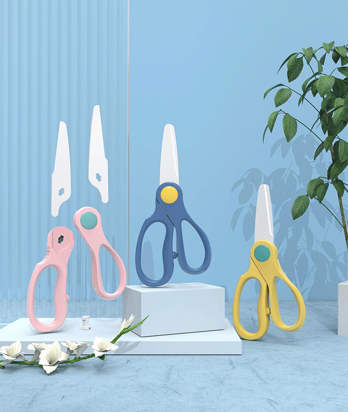 Ceramic Food Scissors for Kids and Toddlers, Babies & Kids, Nursing ...