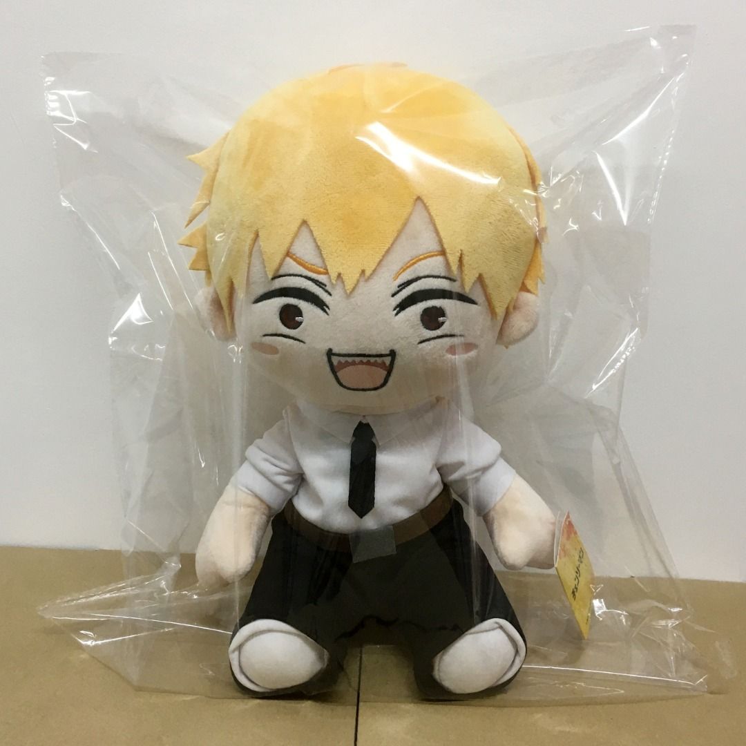 Chainsaw Man - "Denji" Mouth Opened Ver. BIG Sitting Plush Toy by Taito Japan / 30cm, Hobbies ...