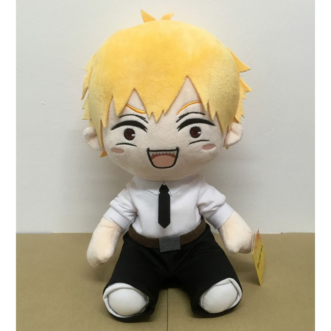 Chainsaw Man - "Denji" Mouth Opened Ver. BIG Sitting Plush Toy by Taito Japan / 30cm, Hobbies ...