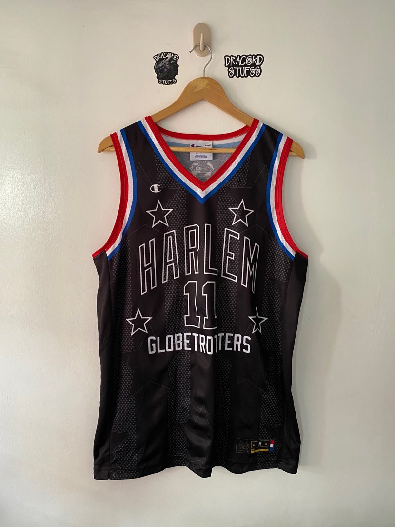 Champion Harlem Globetrotters Basketball Jersey, Men's Fashion ...