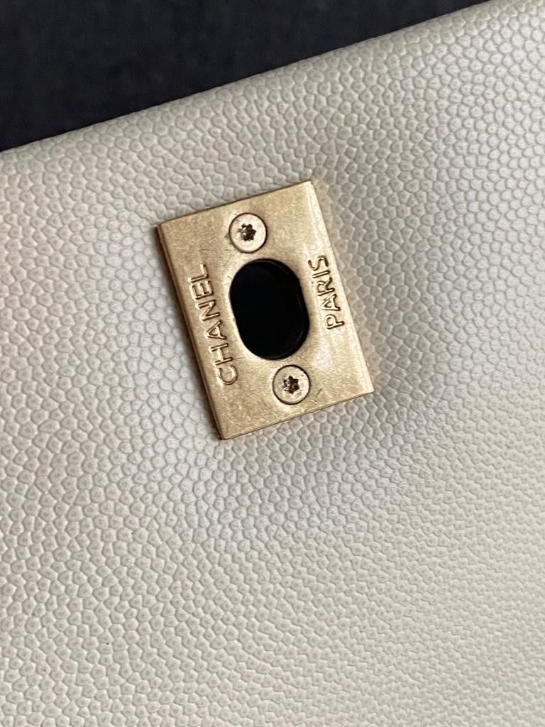 Chanel Coco Caviar Top Handle Small, Luxury, Bags & Wallets on Carousell