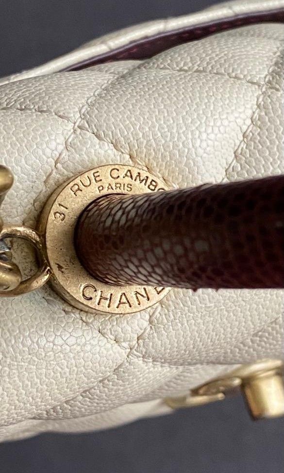 Chanel Coco Caviar Top Handle Small, Luxury, Bags & Wallets on Carousell