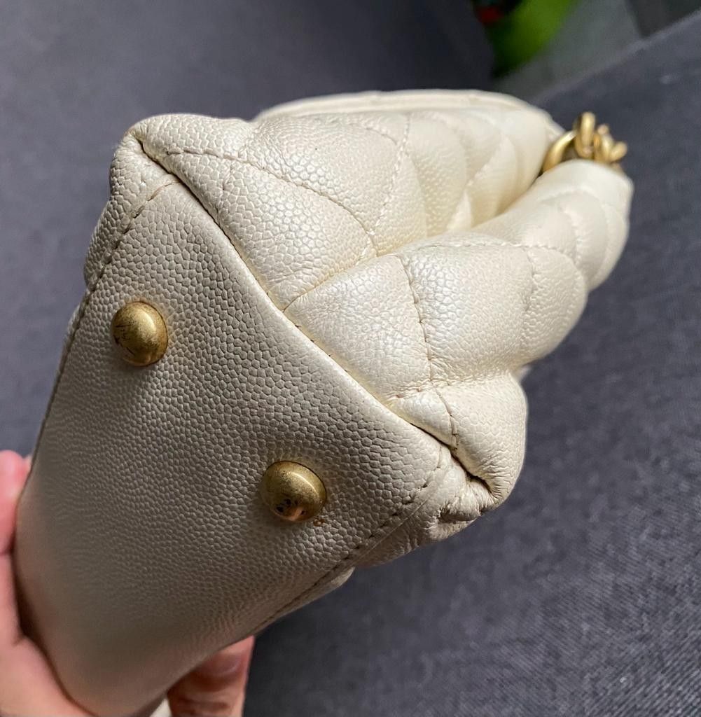 Chanel Coco Caviar Top Handle Small, Luxury, Bags & Wallets on Carousell