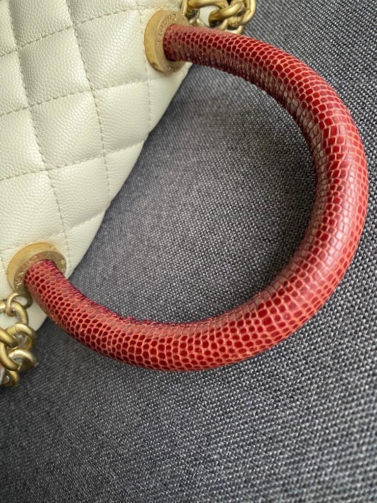 Chanel Coco Caviar Top Handle Small, Luxury, Bags & Wallets on Carousell