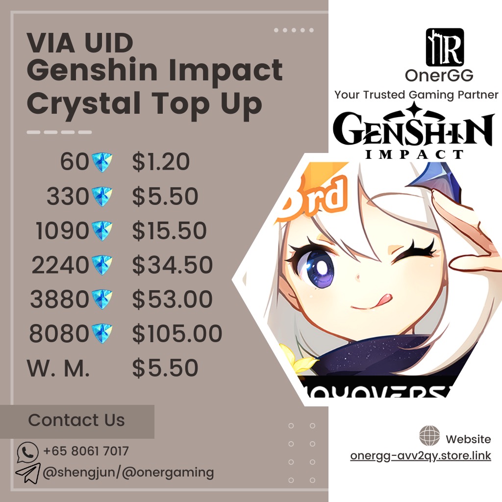 [CHEAPEST & SAFE] Genshin Impact Genesis Crystals Recharge / Top-up / Genshin topup, Video ...