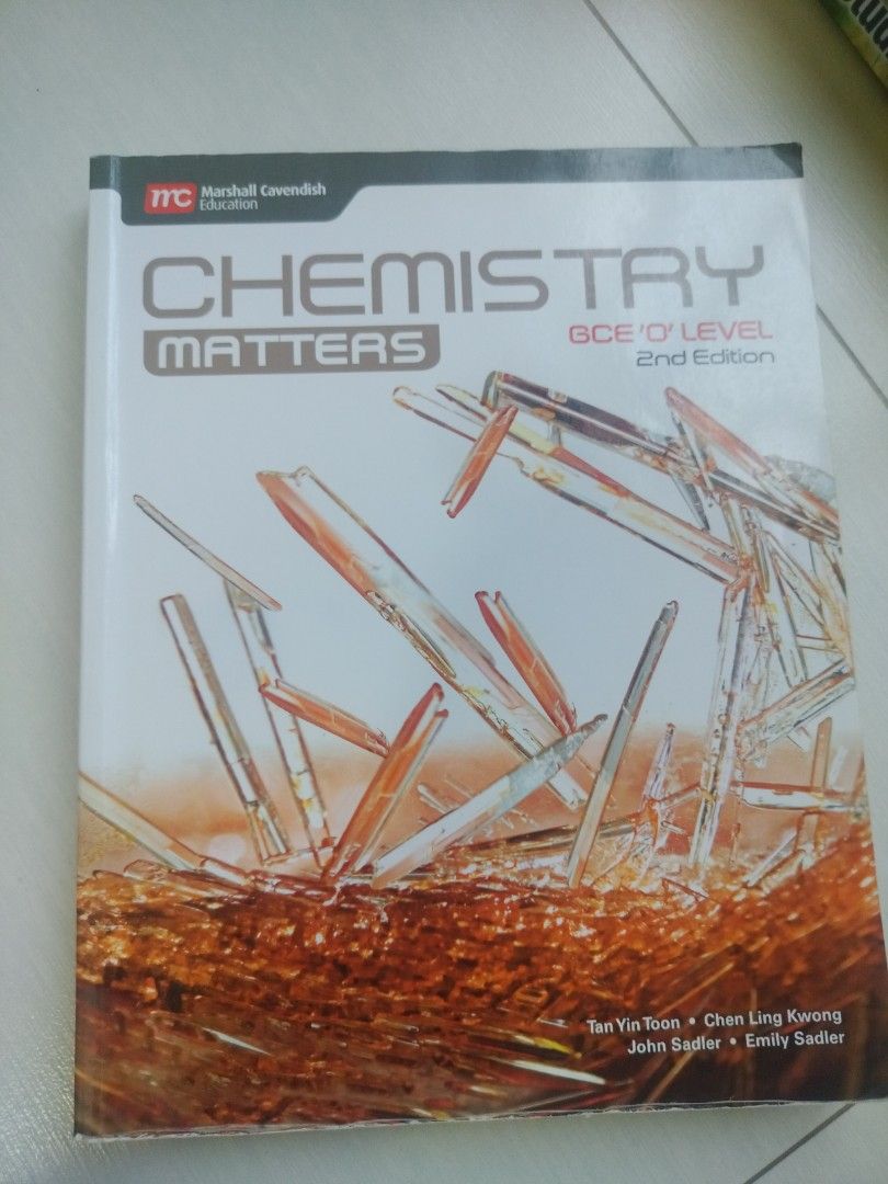 Chemistry Matters gce o levels 2nd edition, Hobbies & Toys, Books ...