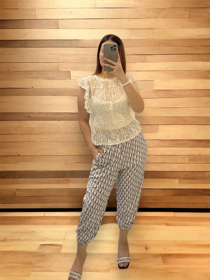 Christian dior x zara Top & bottom set, Luxury, Apparel on Carousell