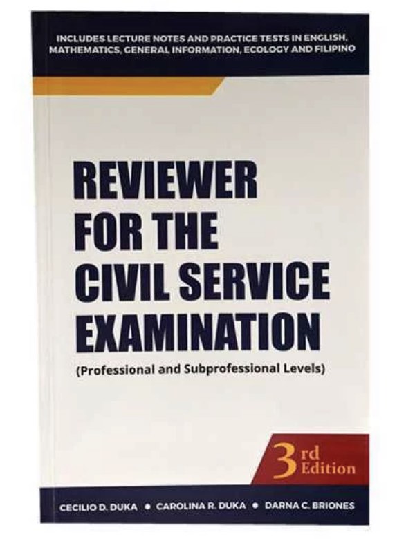 Civil Service Exam Reviewer 3rd Edition, Hobbies & Toys, Books ...