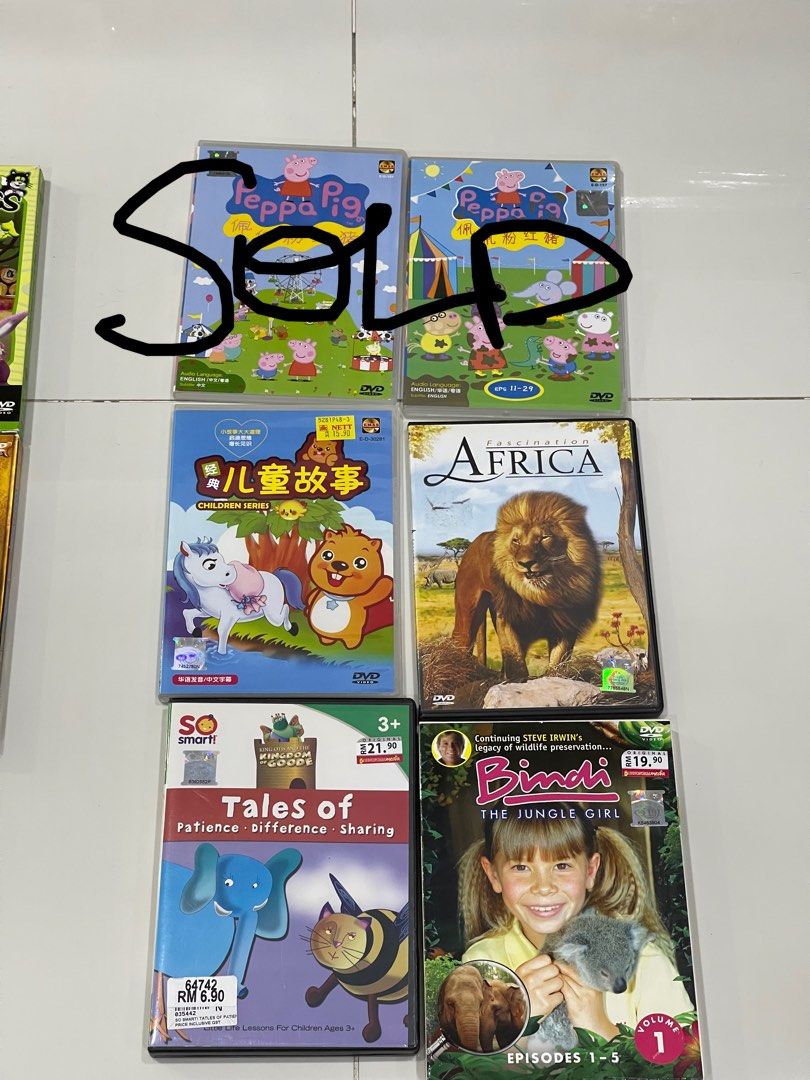 Clearance Misc children general knowledge and cartoon sing along dvd ...