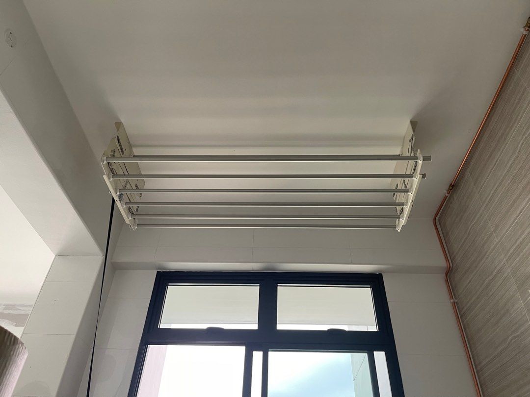 Clothes Rack HDB, Furniture & Home Living, Bathroom & Kitchen Fixtures ...