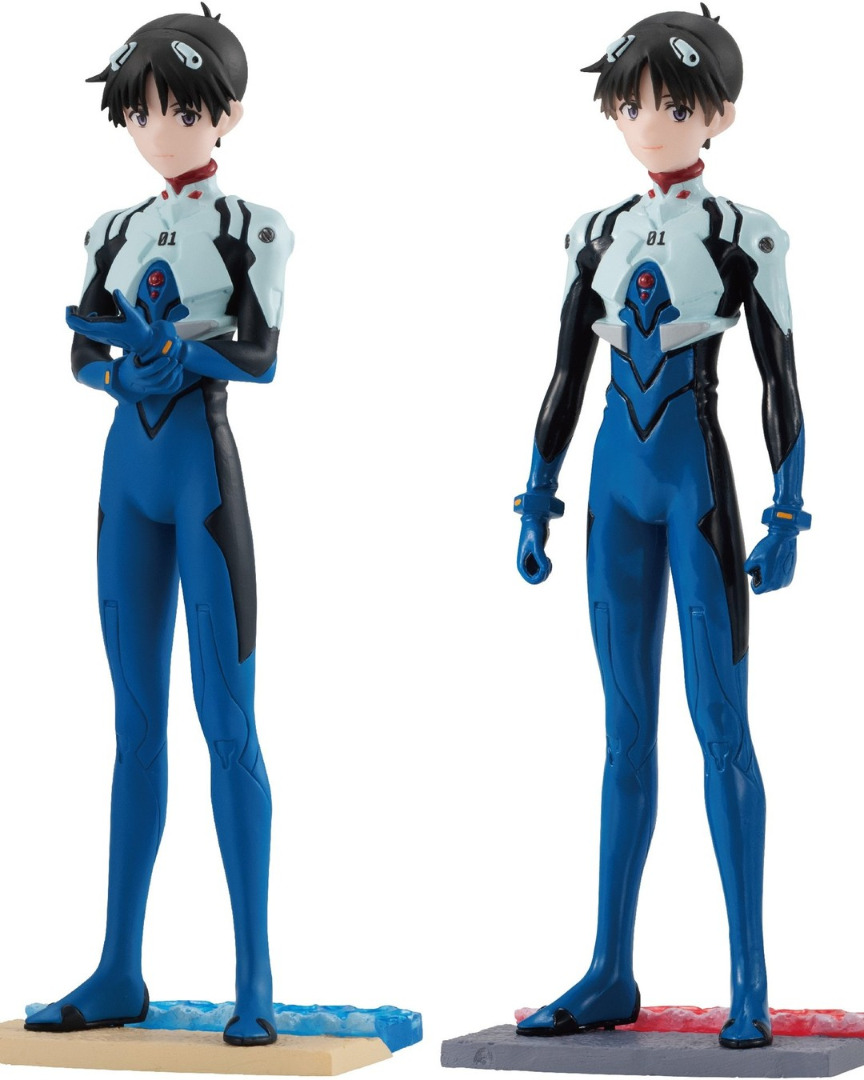 (CP Box) Gasha Portraits PREMIUM Evangelion Ikari Shinji / Asuka Langley (Set of 4) (READYSTOCK ...