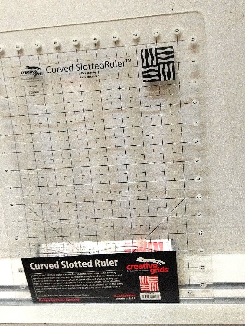 Curved Slotted Ruler by Creative Grids, Hobbies & Toys, Stationery ...