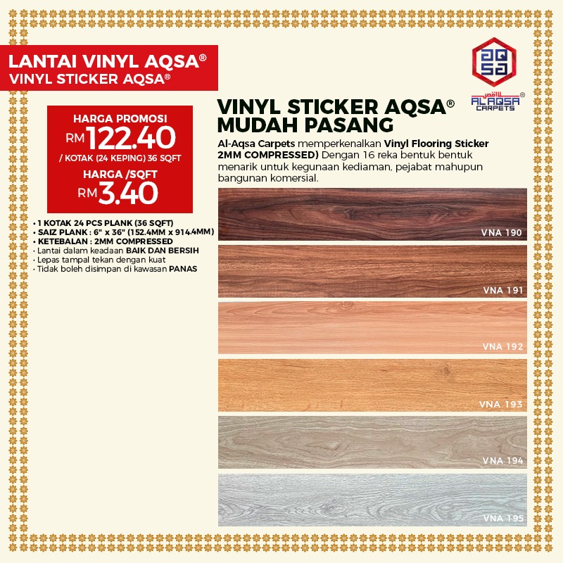 Dapatkan 6 jenis corak dan warna vinyl adhesive / sticker terbaru ...