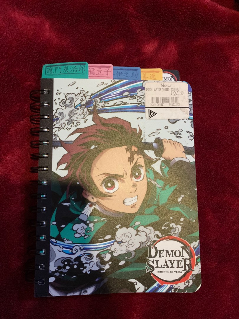 DEMON SLAYER NOTEBOOK, Hobbies & Toys, Stationary & Craft, Stationery ...