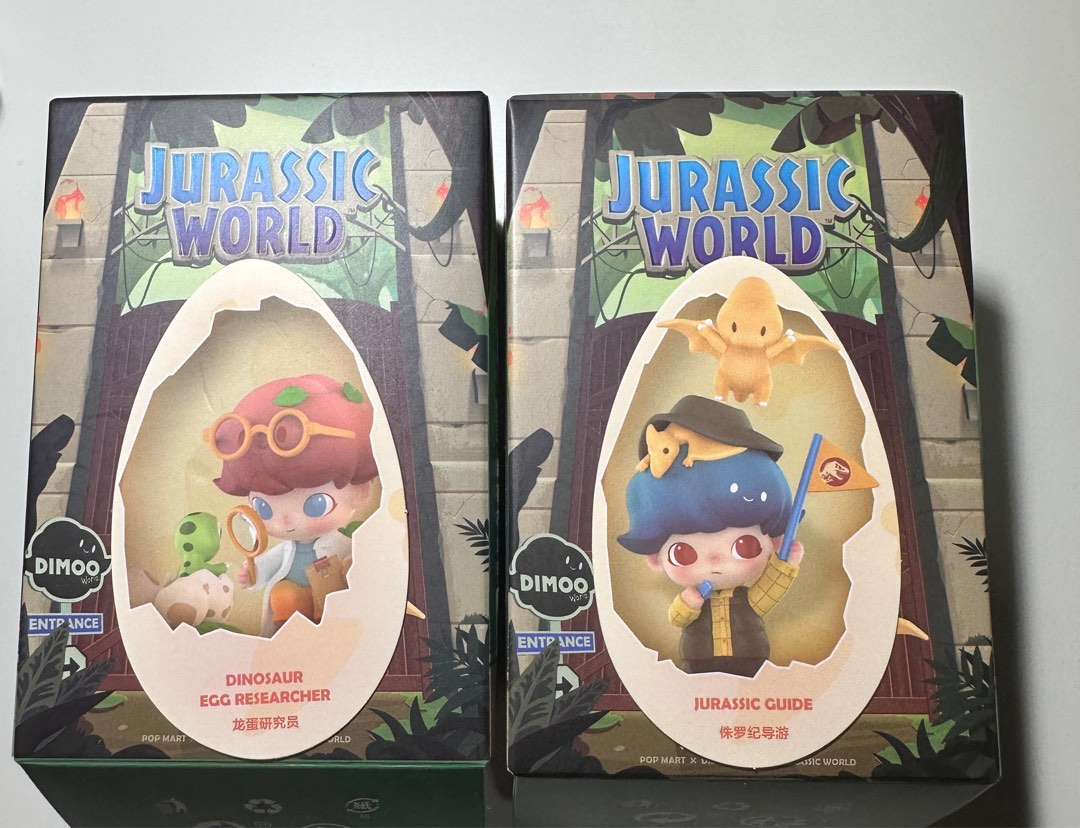 Dimoo Jurassic World PopMart, Hobbies & Toys, Toys & Games on Carousell