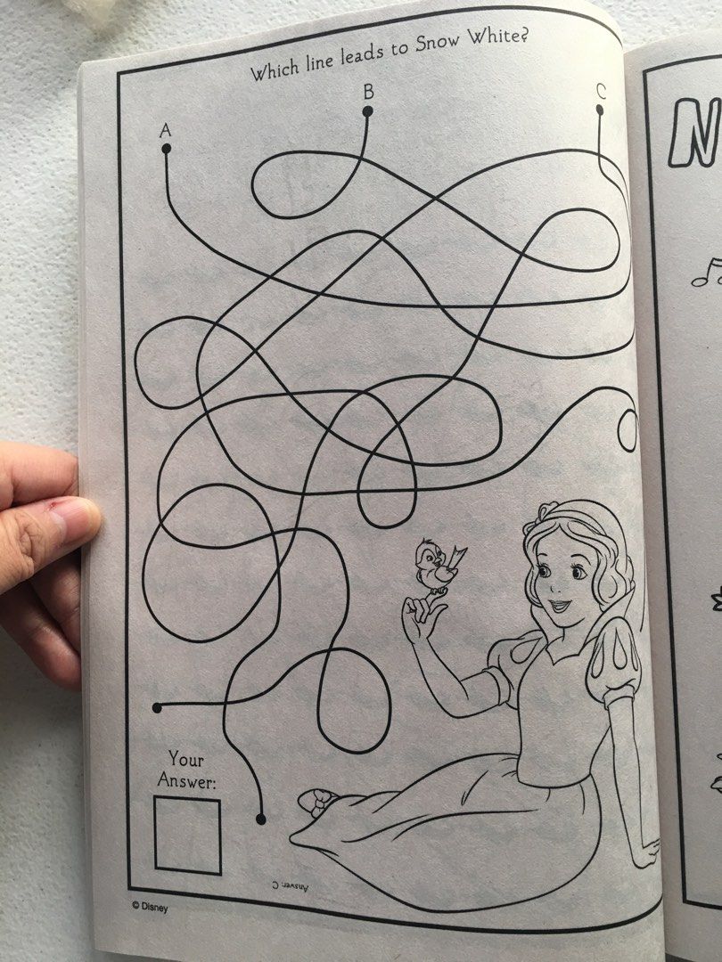 Disney Princess Jumbo Coloring And Activity Book, Hobbies & Toys, Books ...