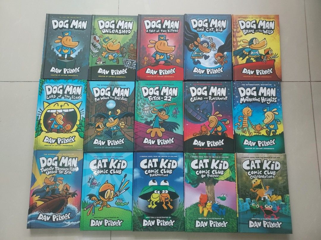 Dog Man book series set, Hobbies & Toys, Books & Magazines, Children's ...