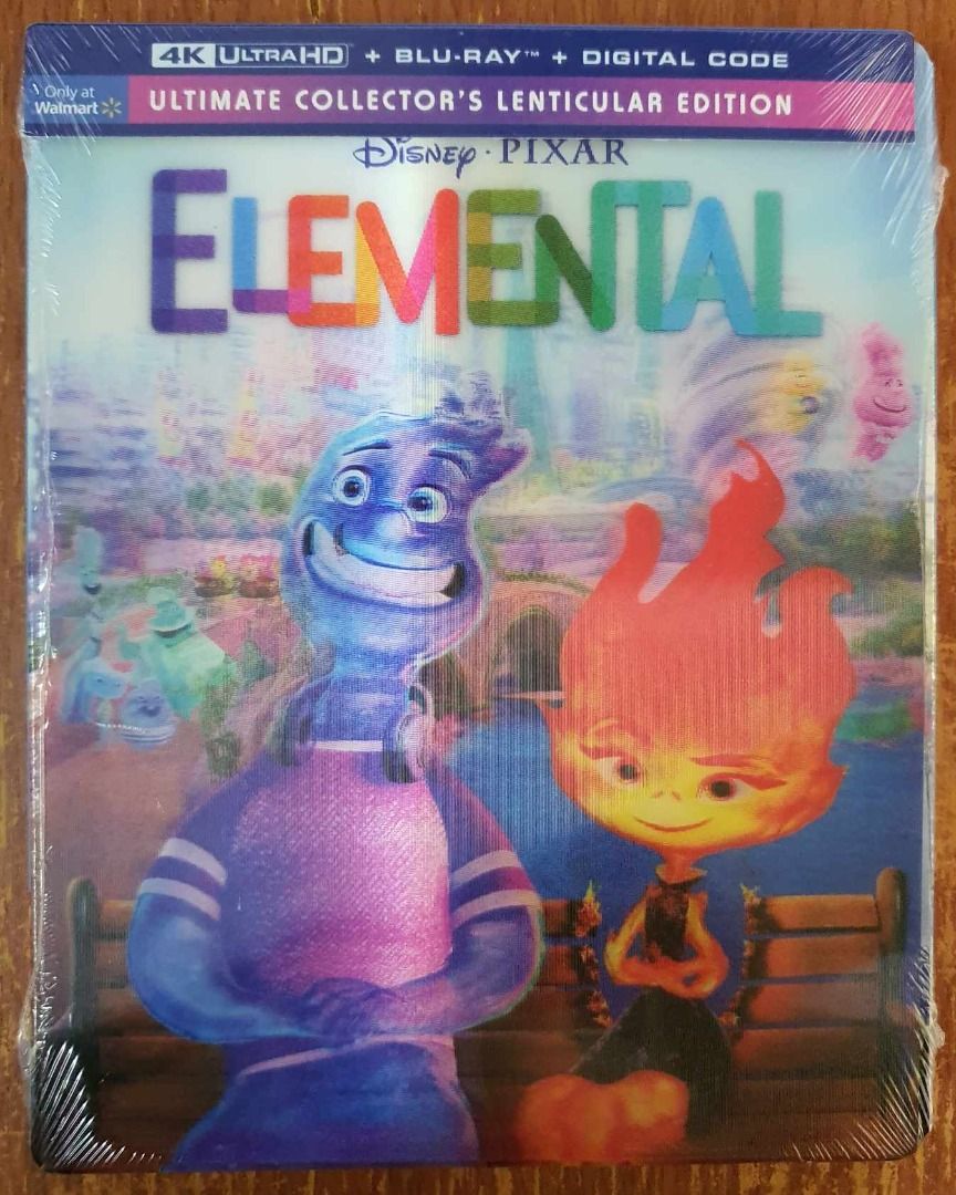 Elemental Walmart Exclusive [4K Ultra HD + Bluray], Hobbies & Toys ...