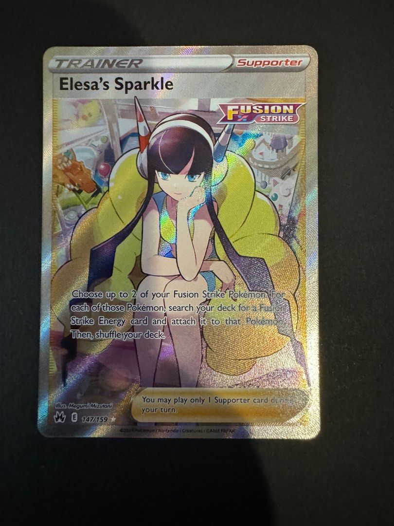 Elesa sparkle full art crown zenith, adaman crown zenith, volo crown ...