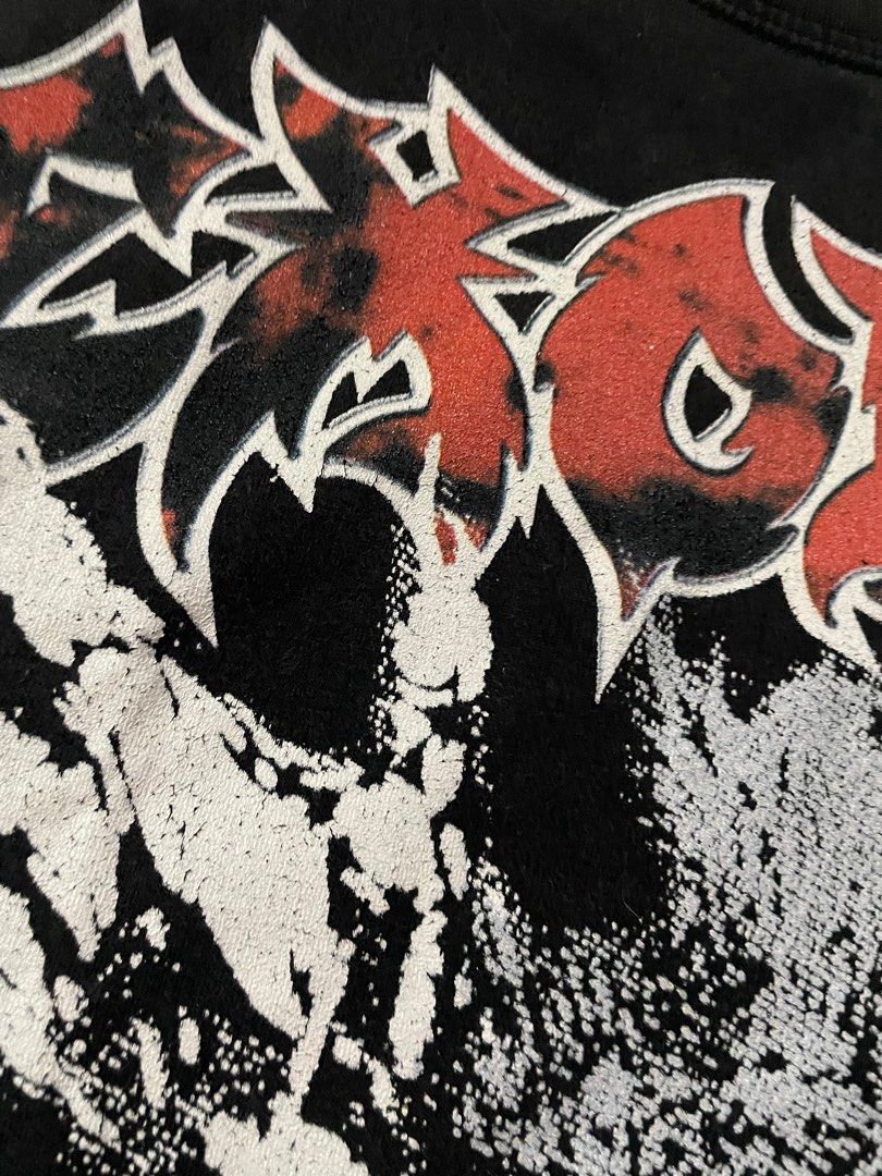 Exodus Thrash Metal Early 2000 Band Shirt, Men's Fashion, Tops & Sets ...