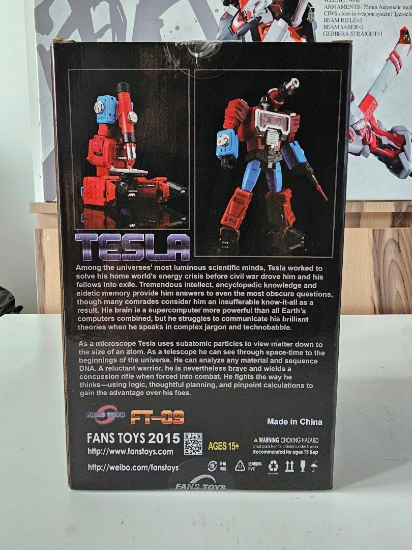 FansToys Transformers FT-09 Tesla. (Brand New), Hobbies & Toys, Toys ...