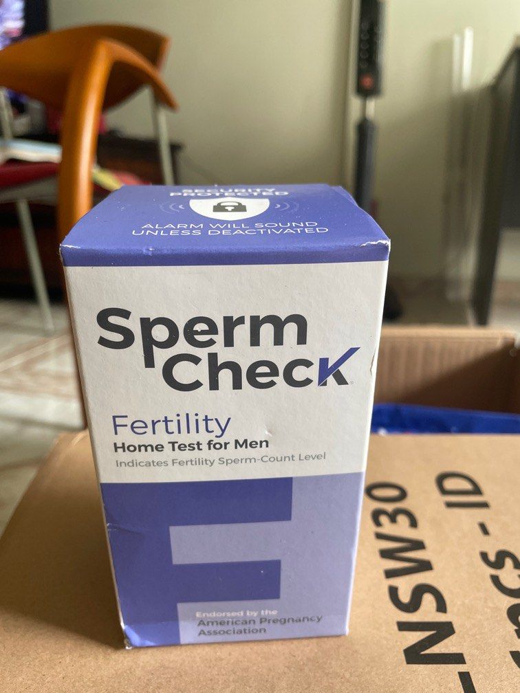 Fertility Sperm Check (Home Test for Men), Health & Nutrition, Medical ...